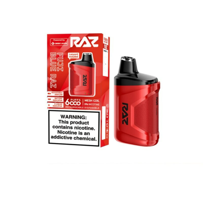 Raz Fuji Blue Raz ( 6000 puffs ) - vapinggoat